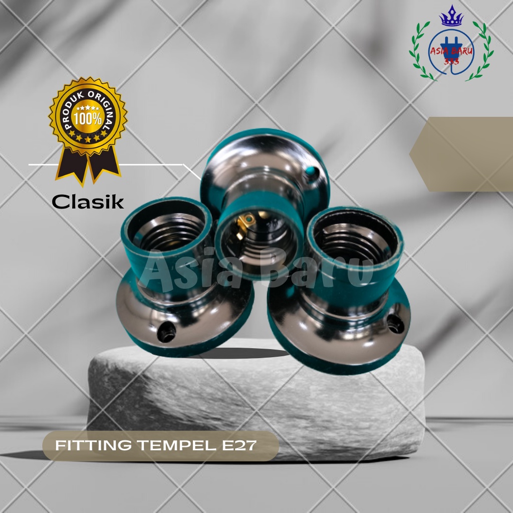 Jual Fitting Plafon Tempel E27 Model Broco | Shopee Indonesia