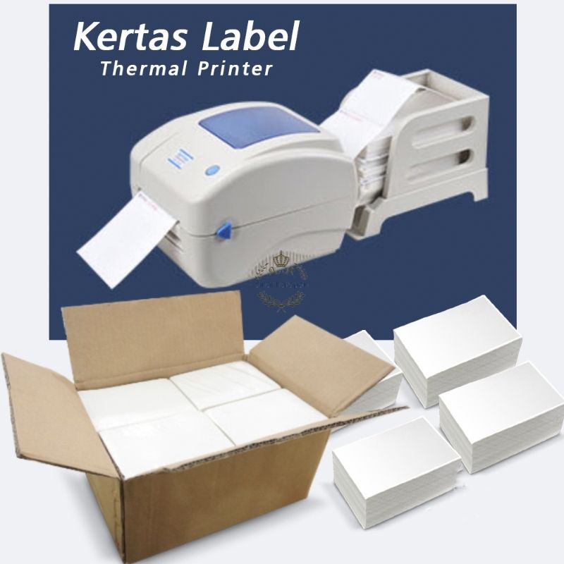 Jual Kertas Label Sticker Barcode 100x150mm Thermal isi 500pcs ...