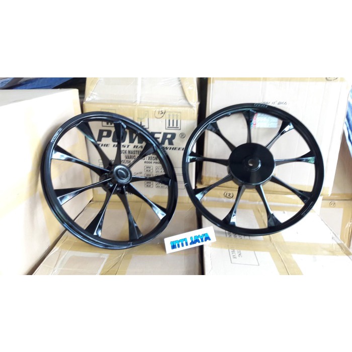 Jual Velg Vario 110, Beat, Spacy, Scoopy lama POWER ring 17 Hitam ...