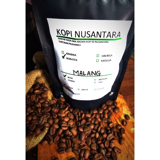 Jual kopi robusta malang 100 gram (kopi nusantara) | Shopee Indonesia