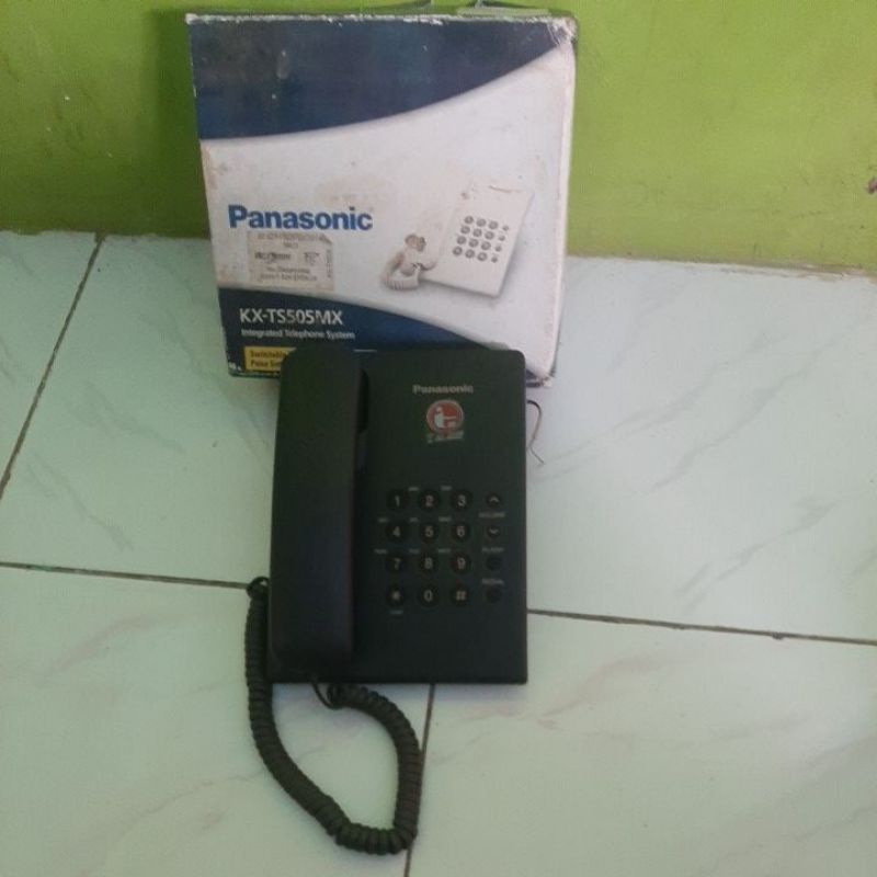Jual telepon meja panasonic ts505mx | Shopee Indonesia