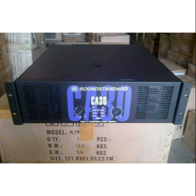 Jual Power Amplifier CA-30 SoundStandard ( 2 x 1500watts - 8ohm ) | Shopee Indonesia