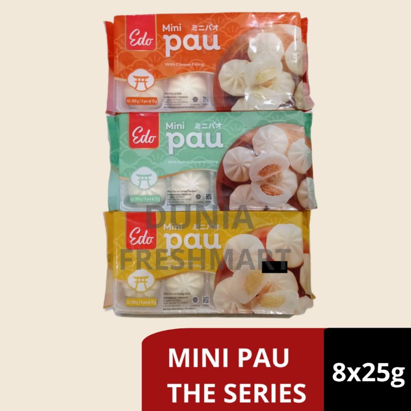 Jual EDO MINI PAU JAPANESE EDITION (BANANA/SALTED CARAMEL/CHEESE ...
