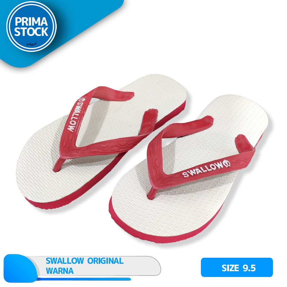 Jual SANDAL JEPIT RUMAH SWALLOW PUTIH ORIGINAL WARNA POLOS WUDHU 05 ...