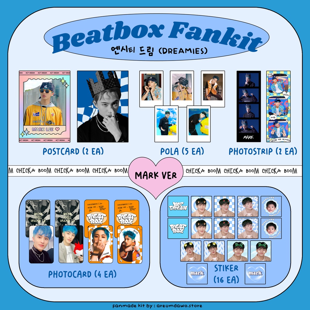 Jual FANMADE BEATBOX FANKIT NCT DREAM MARK RENJUN JENO HAECHAN JAEMIN ...