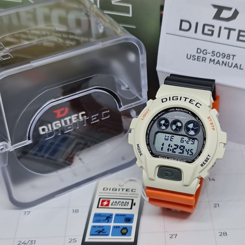 Jual Jam Tangan DIGITEC ORIGINAL DG-5098 / DG5098 / DG 5098T / DG 5098 ...