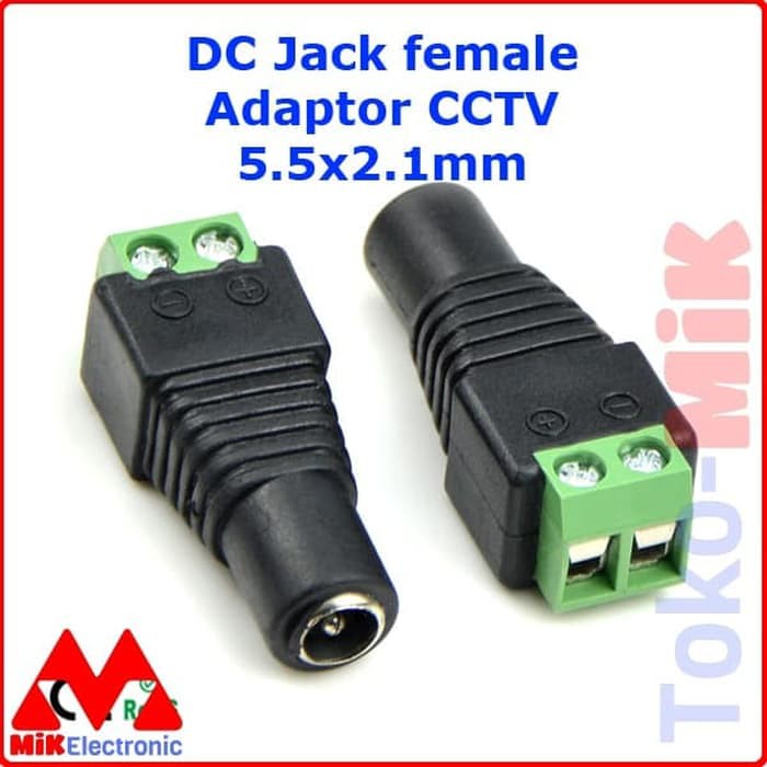 Jual JACK KONEKTOR POWER DC CCTV FEMALE CONECTOR CONNECTOR | Shopee ...
