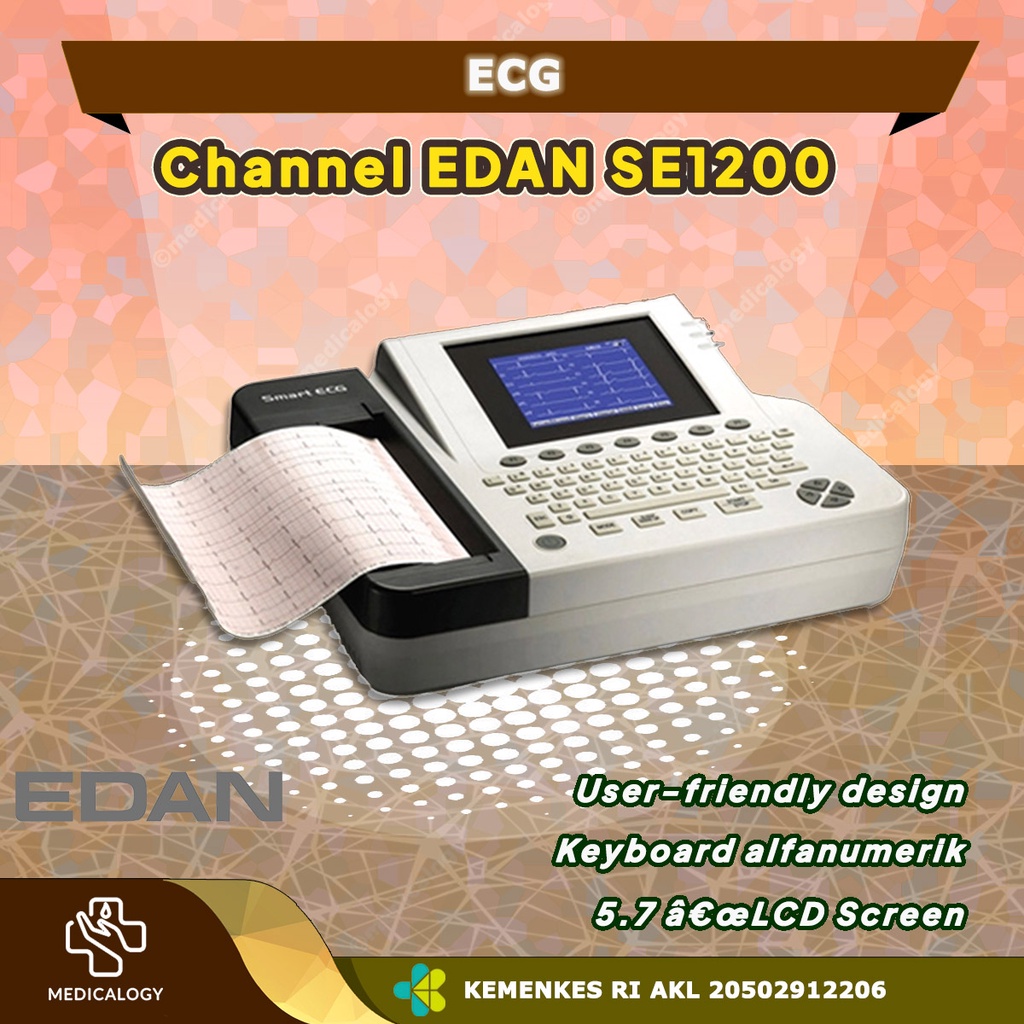 Jual ECG12 Channel EDAN SE1200 Express | Shopee Indonesia