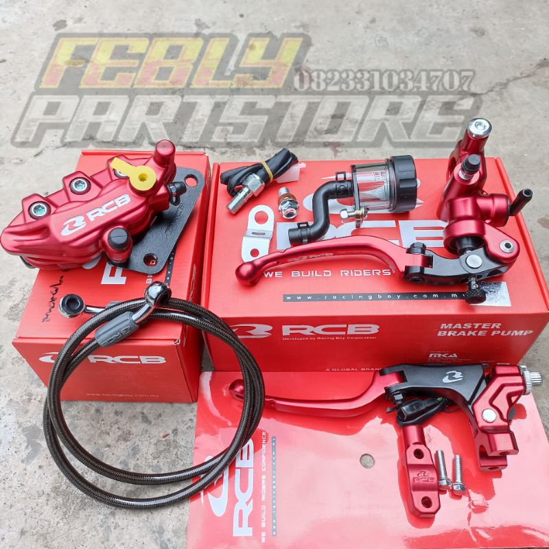 Jual PAKET SET MASTER REM RCB S1 RADIAL 14MM SET KOPLING S1 ORIGINAL KALIPER RCB S SERIES 2 ...