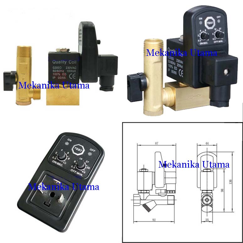 Jual Drain Valve, Timer Valve, Autodrain Valve OPT | Shopee Indonesia