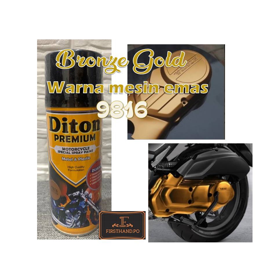 Jual Cat motor diton premium 9816 bronze gold cat untuk blok mesin ...