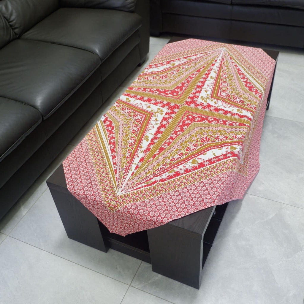 Jual Taplak Meja Tamu Motif Batik Ukuran 110 x 105 Sekolah Ruang Guru ...