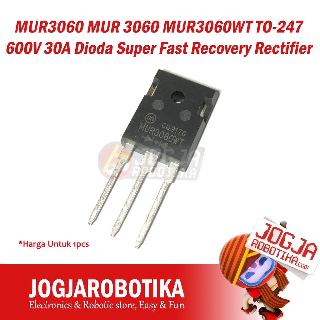 Jual MUR3060 MUR 3060 MUR3060WT TO247 600V 30A Dioda Diode Fast Recovery | Shopee Indonesia