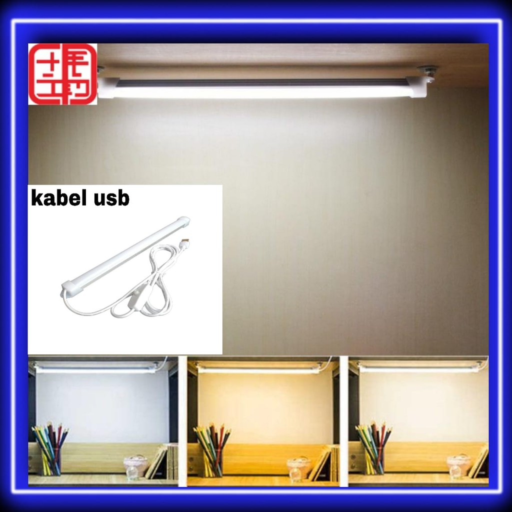 Jual [ 1kg 7 ] Lampu KABEL USB Panjang Strip Tabung LED USB Belajar ...
