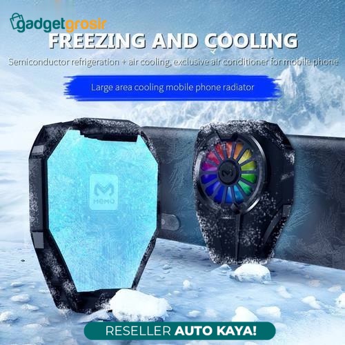 Jual Cooling Fan Memo DL07 LED RGB Mobile Phone Cooler Gaming DL 07 ...