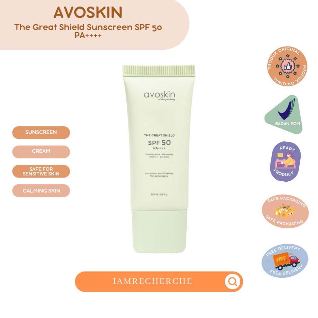 Jual Avoskin The Great Shield Sunscreen 5ml dan 30ml | Shopee Indonesia