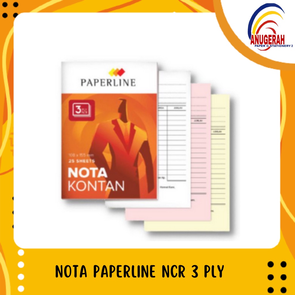Jual NOTA PAPERLINE NCR 3 PLY (Kecil) (PCS) | Shopee Indonesia