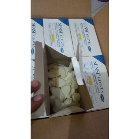 Jual sensi hand glove UK M 1 karton | Shopee Indonesia