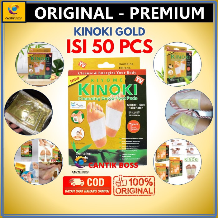 Jual KINOKI GOLD GINGER ORIGINAL PREMIUM ISI 50 PCS KOYO KAKI PENYERAP ...