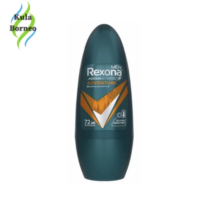 Jual Rexona Men Deodorant Adventure Roll on 45 ml | Shopee Indonesia