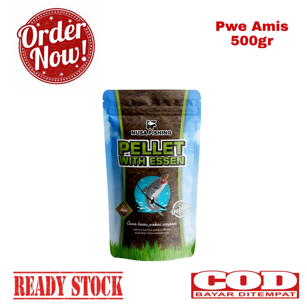 Jual Umpan Pelet Ikan Mas Bawal Patin Nila Pellets With Essen Varian ...