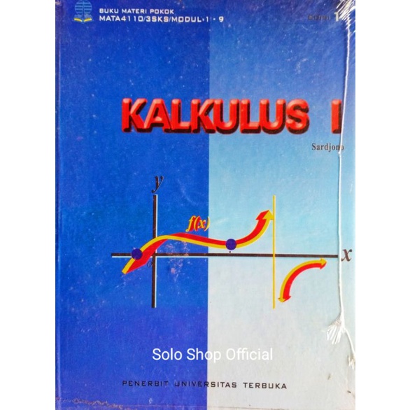 Jual Buku Kalkulus 1 Sardjono Universitas Terbuka | Shopee Indonesia