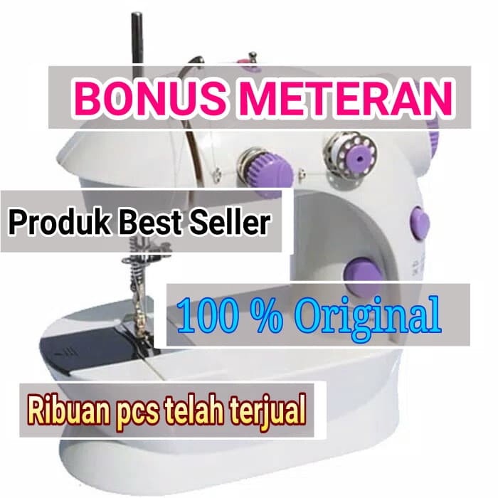 Jual JAHIT-MESIN- MESIN JAHIT MINI PORTABLE NEW VERSION / SEWING ...