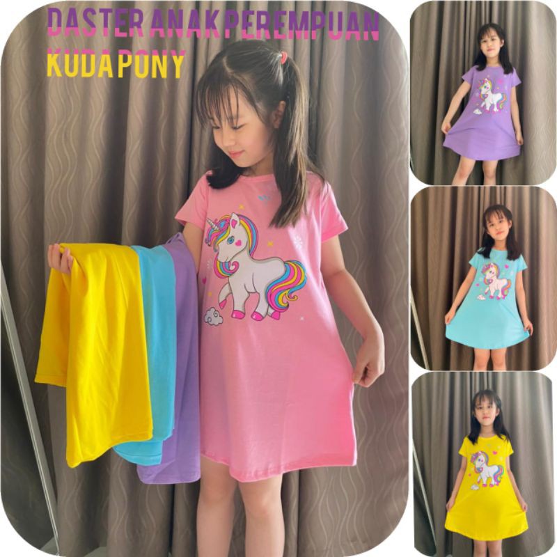 Jual DASTER ANAK PEREMPUAN // UNICORN // USIA 1-11 TAHUN | Shopee Indonesia