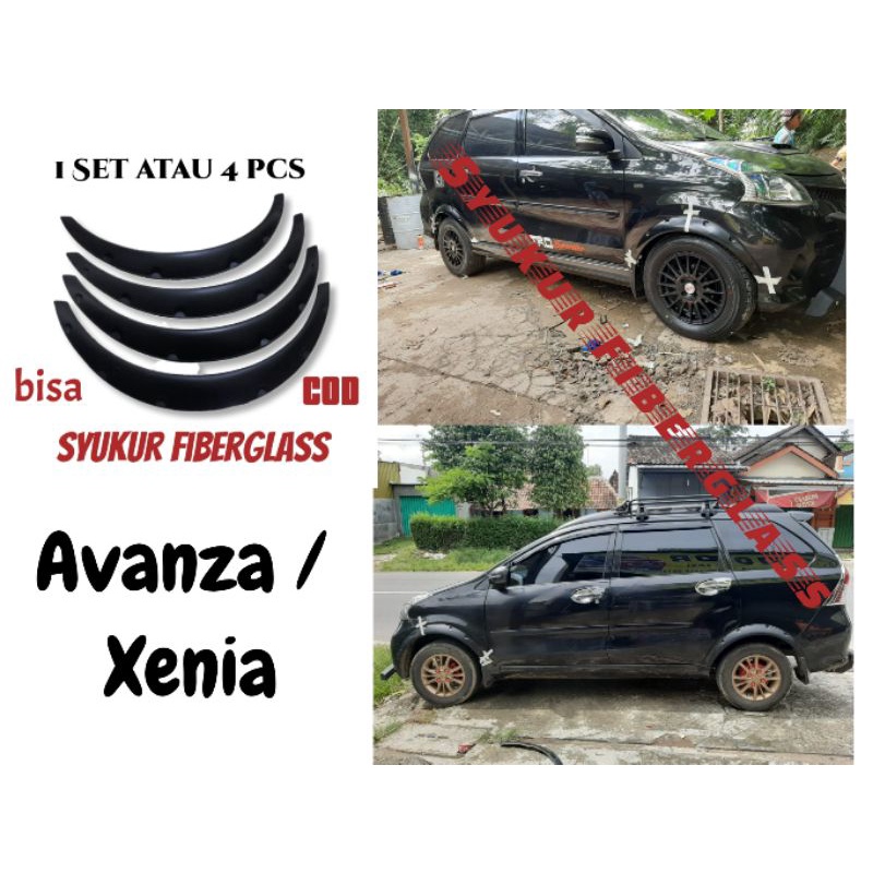 Jual Over Fender Avanza Xenia 4 Pcs Bisa Cod | Shopee Indonesia