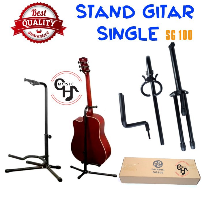 Jual Stand Gitar Single Jepit Karet Original Paladin SG100 | Shopee ...