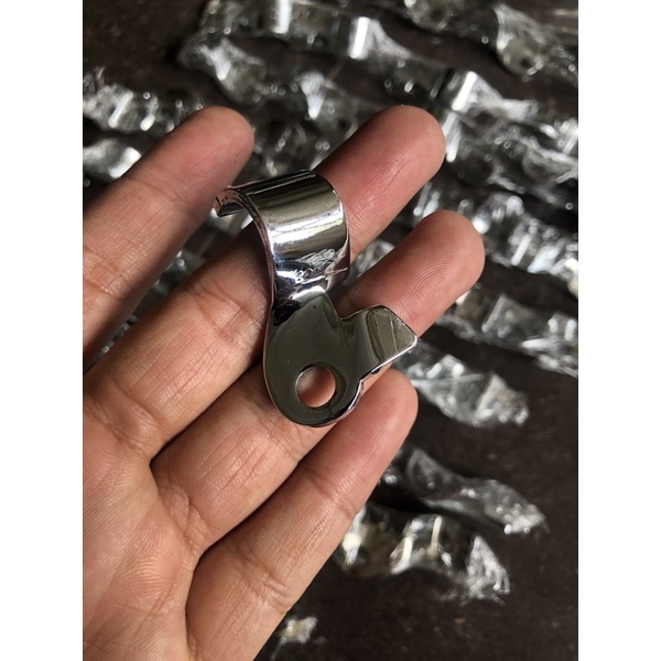 Jual bracket selang rem segitiga bawah chrome | Shopee Indonesia