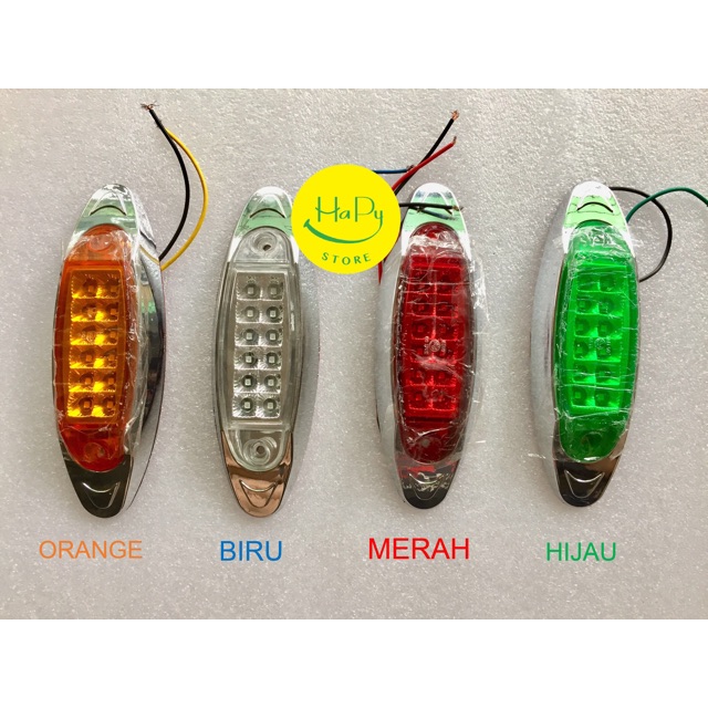 Jual Lampu Mayang / Lampu Meteor / Lampu Samping / Lampu Bak Truk LED 24v | Shopee Indonesia