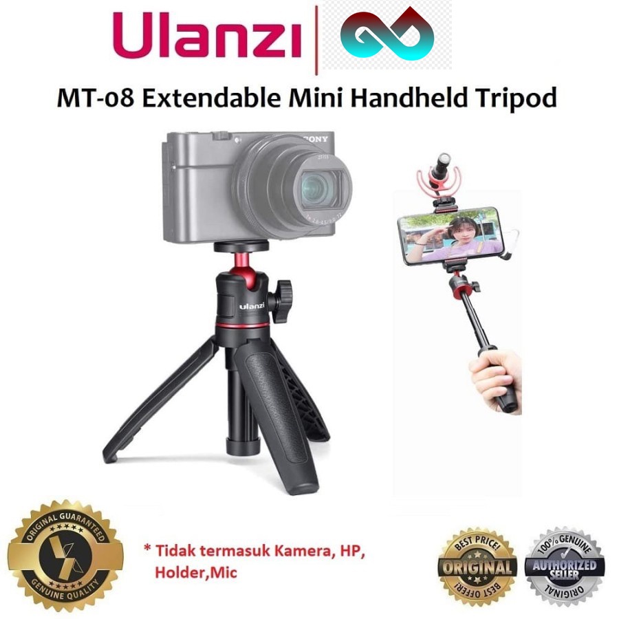 Jual Ulanzi MT-08 Extendable Mini Tripod for Smartphone Camera etc ...