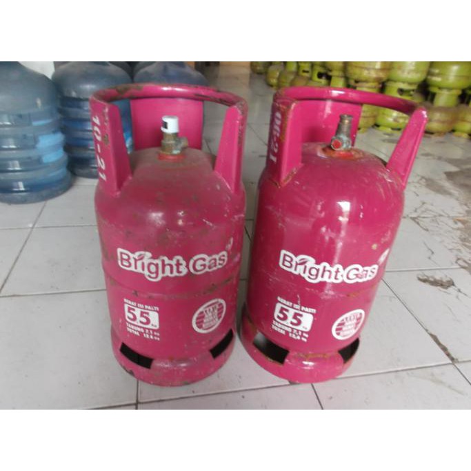 Jual TABUNG GAS BRIGHT GAS 5.5 KG 5,5 KG ISI (VIA GOJEK ONLY) PERALATAN ...