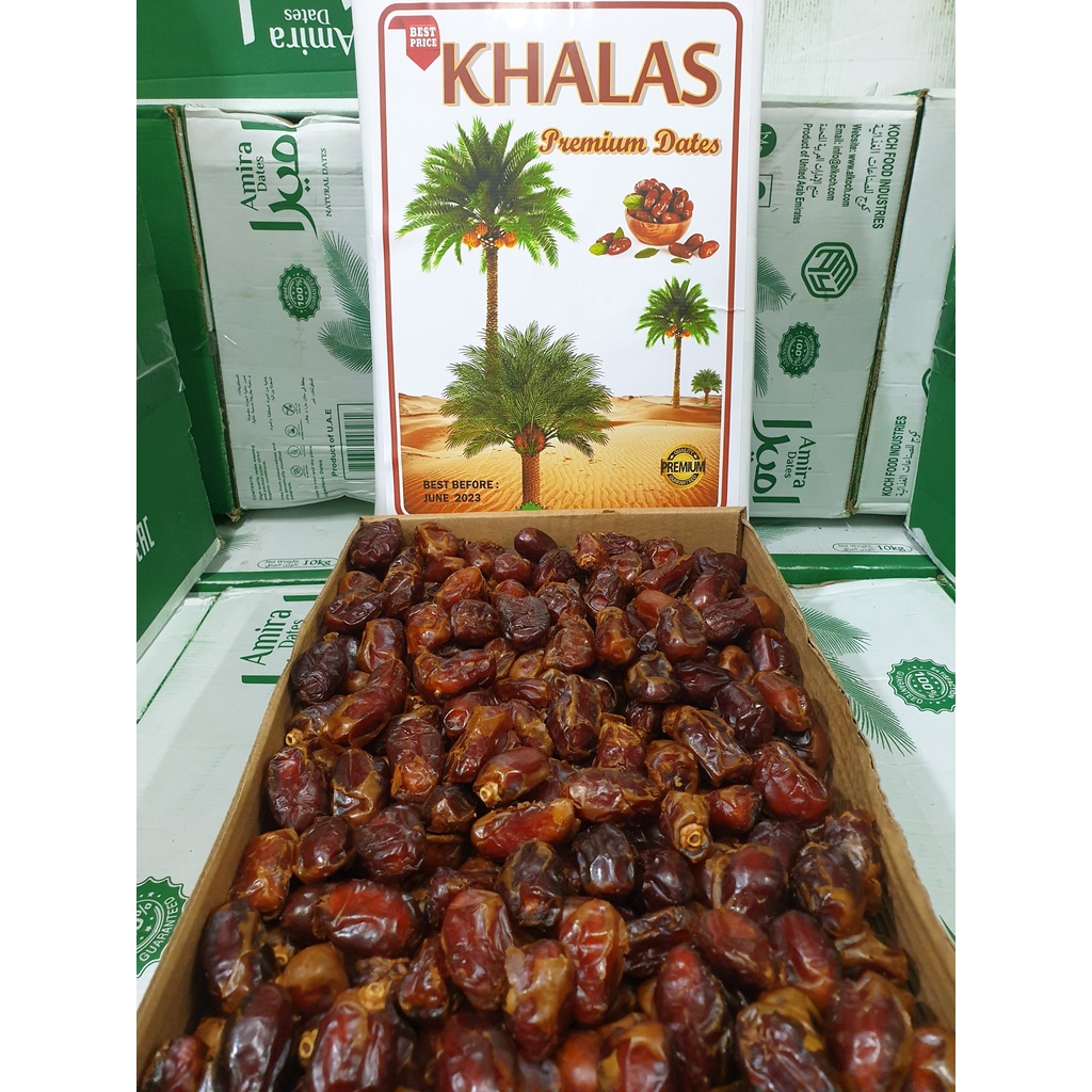 Jual Kurma Khalas 3kg premium oleh oleh haji dan urmoh ( exp 2025 ...