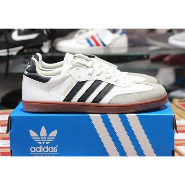 Jual Adidas Samba Casual (putih hitam) | Shopee Indonesia