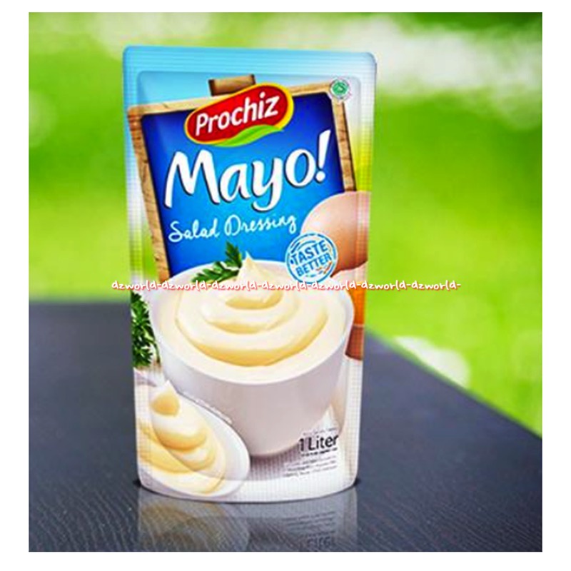 Jual Prochiz Mayo Salad Dressing 1L Mayonais Mayonase Refill Kemasan ...
