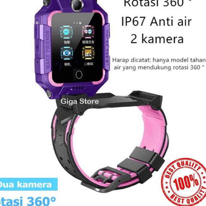 Jual COD Jam Tangan Anak Imo Z6 Rotasi 360 Dua Kamera Tahan Air Smartwatch Anak Imo Z6 Imoo ...