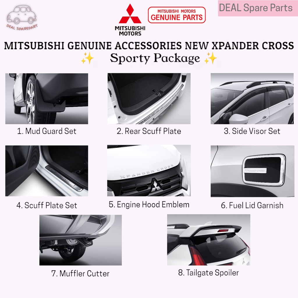 Jual Paket Sporty Aksesoris Original Mitsubishi New Xpander Cross ...