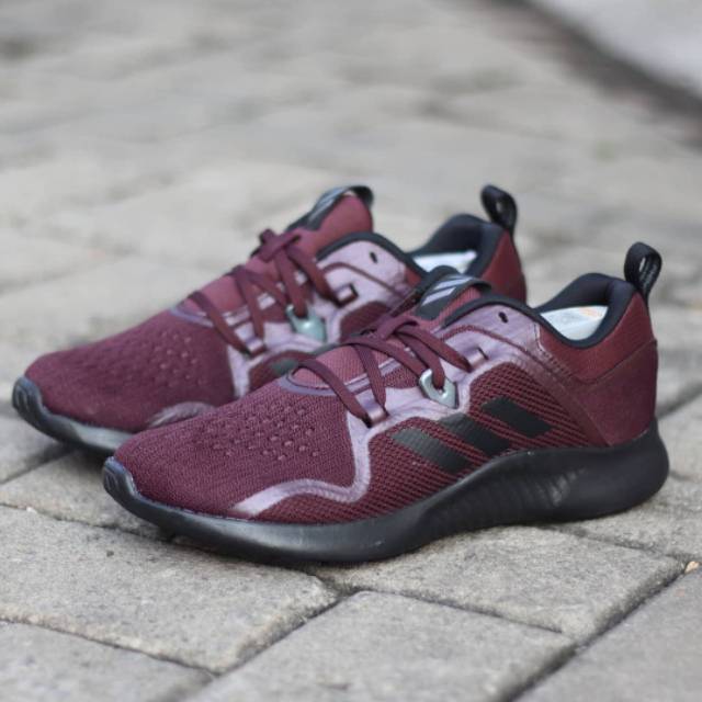 Jual Sepatu Running Adidas Edgebounce Maroon Original BNWB | Shopee ...