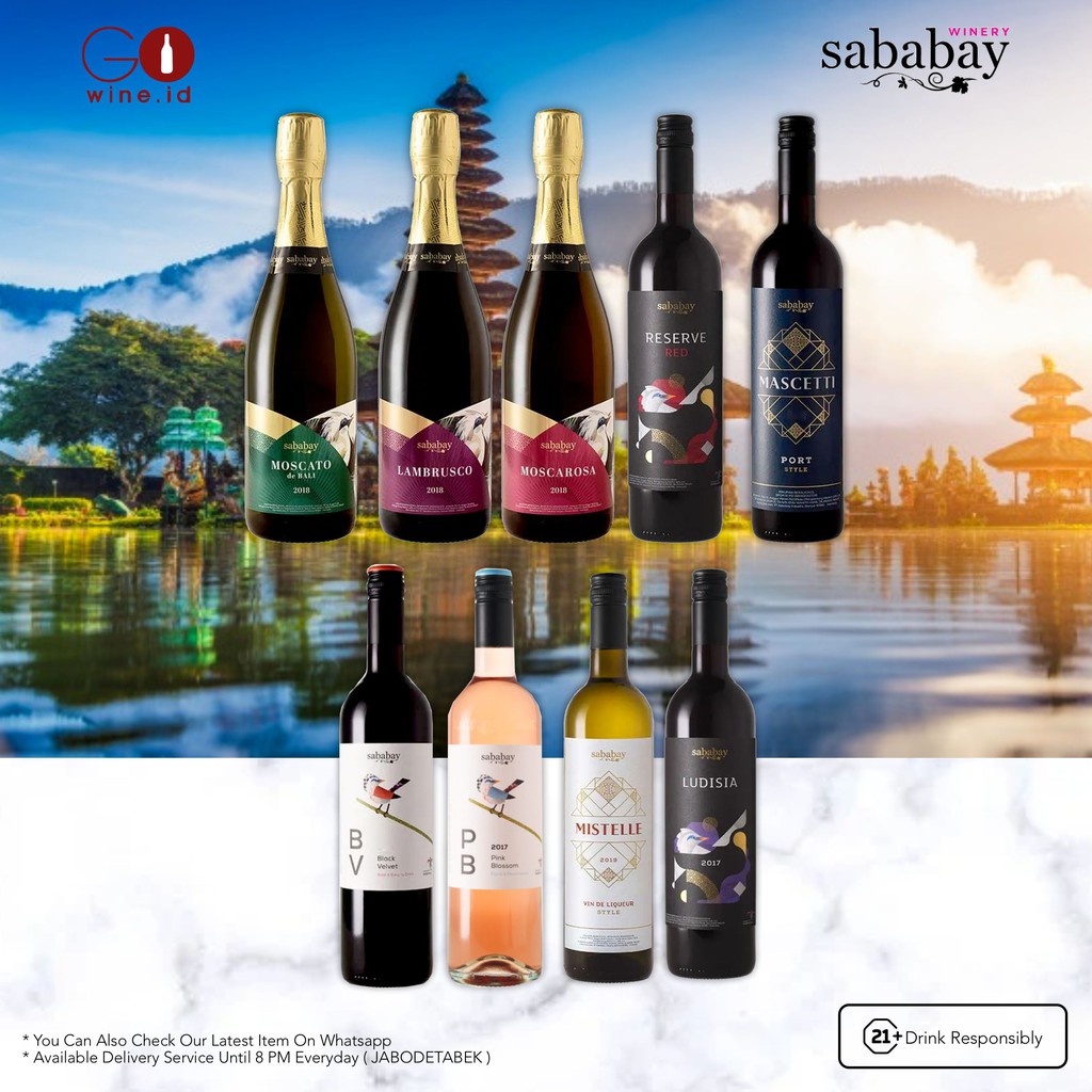 Jual Sababay Wines - Sababay Sparkling - Sababay Port Wine - Sweet Wine ...