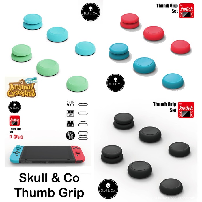 Jual Skull & Co Thumb Grip Set for Nintendo Switch ORIGINAL Original ...