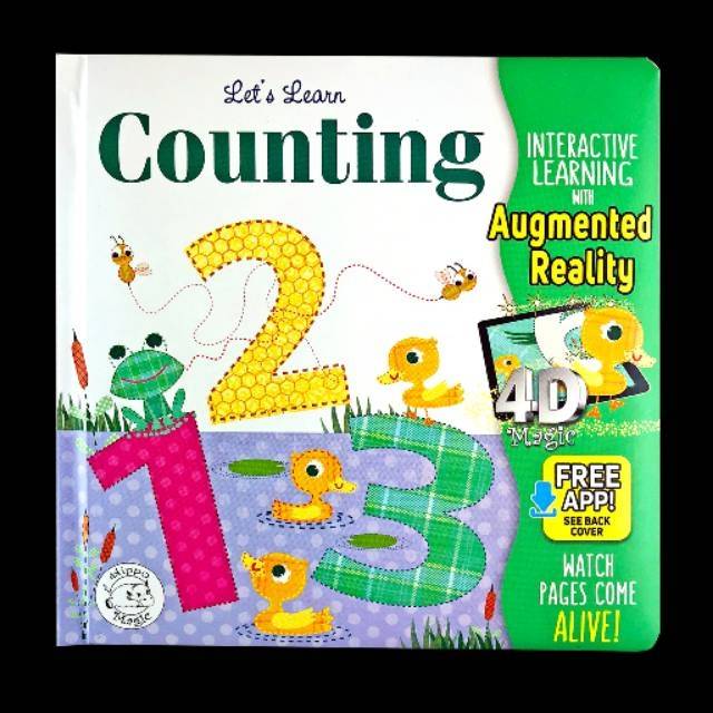 Jual Buku Ajaib Augmented Reality Little Hippo Learn Counting & Alphabet | Shopee Indonesia