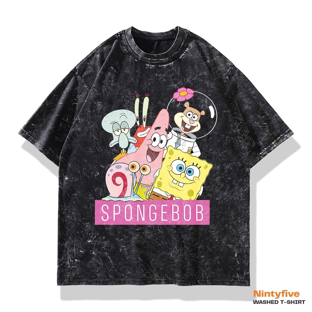 Jual Baju Spongebob Oversize Vintage Washed Cartoon 90s Classic Printed ...