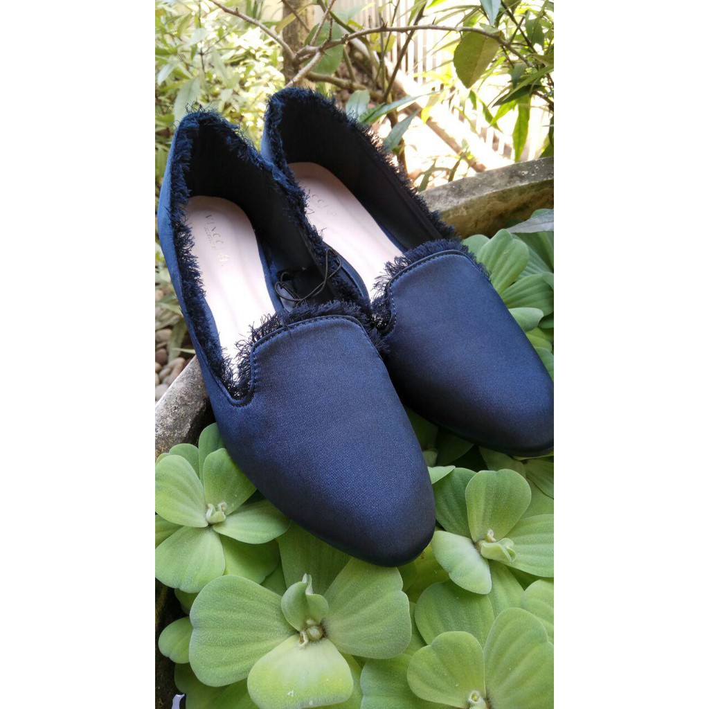 Jual Flat Shoes VNC VINCCI ORI NEW - Sepatu VNC navy blue - Sepatu ...