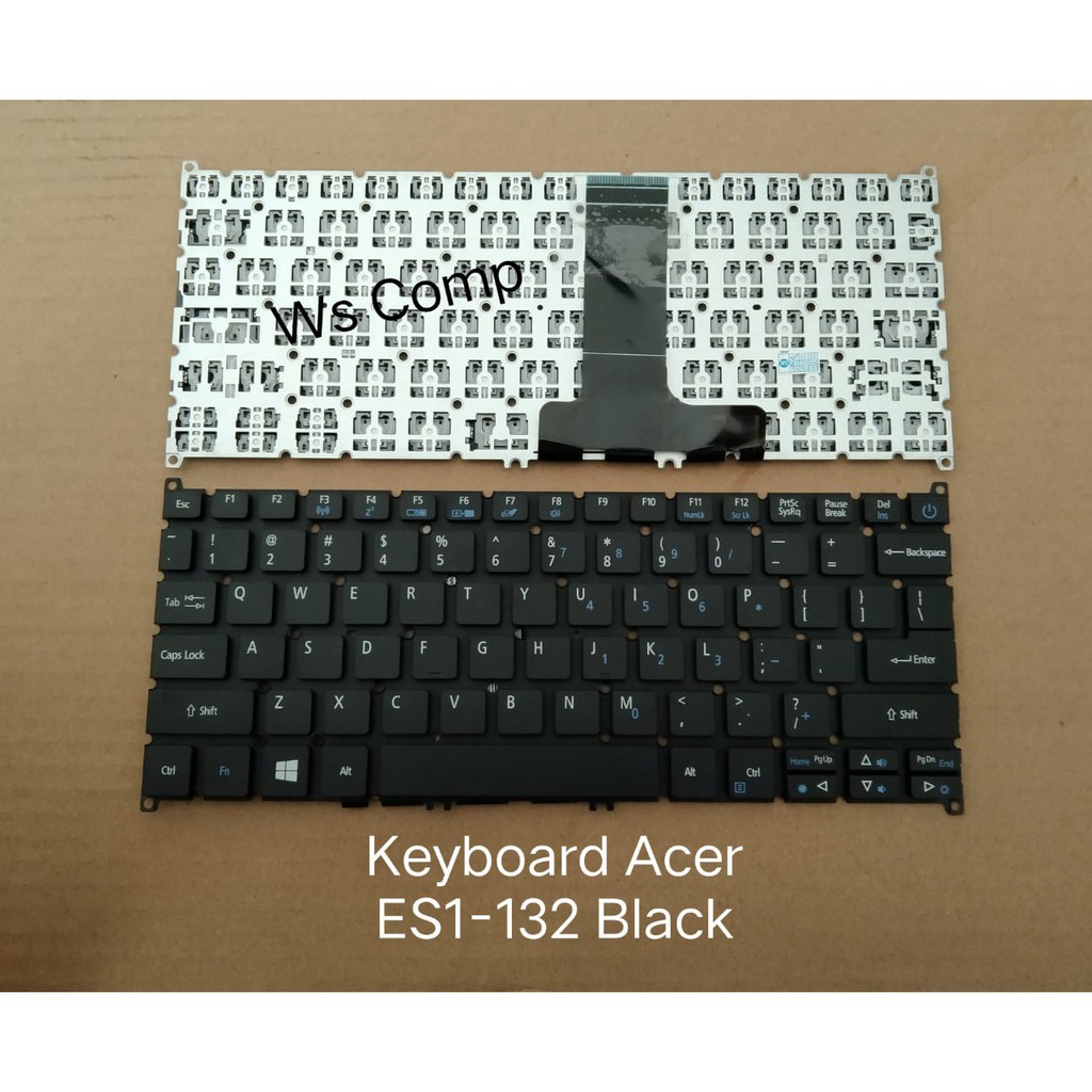 Jual KEYBOARD ACER ES1-132 BLACK POWER BUTTON | Shopee Indonesia