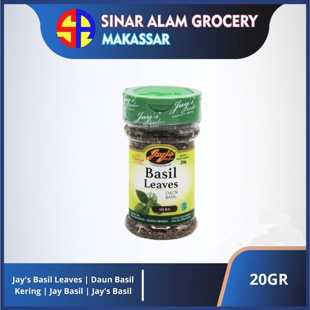 Jual Jay's Basil Leaves | Daun Basil Kering | Jay Basil | Jay's Basil ...