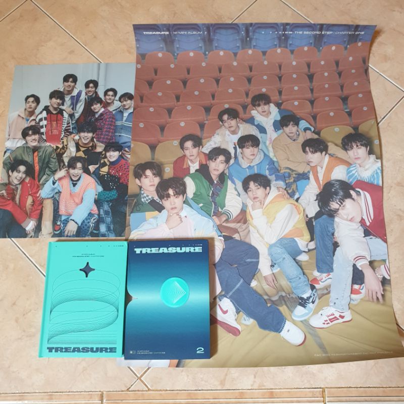 Jual OFFICIAL ALBUM FULLSET plus PC UNSEALED TREASURE SECOND STEP ...