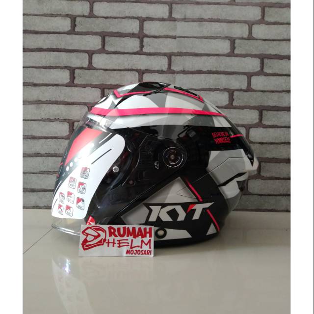 Jual KYT NF-J Aleix Espargaro 2018 Original NFJ #41 | Shopee Indonesia