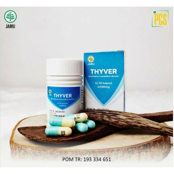 Jual THYVER Obat tipes/kapsul cacing/cacing untuk tipes/obat pereda ...